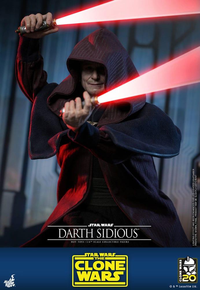 STAR WARS THE CLONE WARS - Dark Sidious - Figure 1/6 29cm : ShopForGeek ...