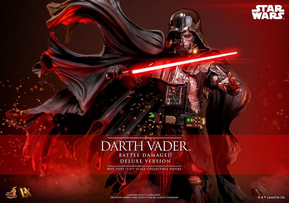 STAR WARS - Dark Vader (Battle Damaged) - Figure Deluxe 1/6 35cm ...