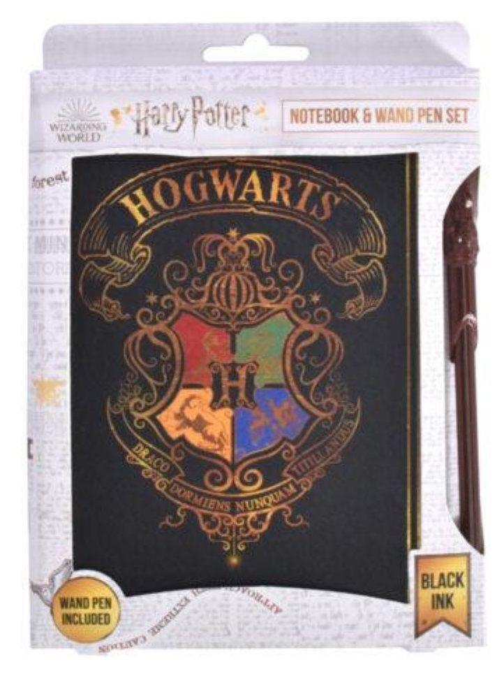 HARRY POTTER - Colourful Crest - Set Notebook A5 + Stylo Baguette ...