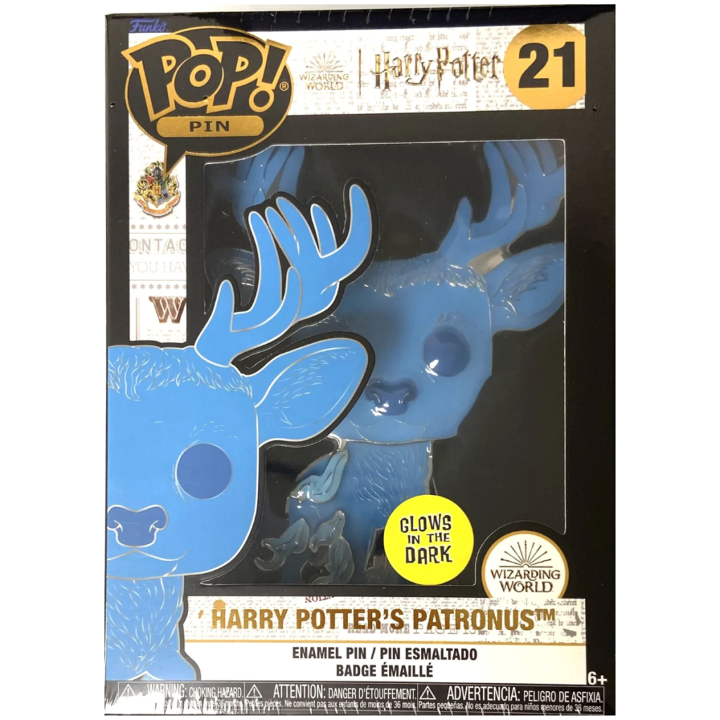 HARRY POTTER - Pop Large Enamel Pin N° 21 - Patronus Harry Potter : ShopForGeek.com: Pin's Funko ...