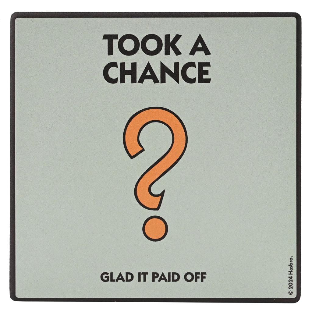 MONOPOLY - Took a Chance - Ceramic Square Coaster : ShopForGeek.com ...