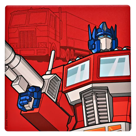 TRANSFORMERS Autobot Optimus Prime - Ceramic Square Coaster ...