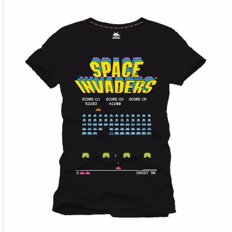 SPACE INVADERS - T-Shirt Arcade Game (S) : ShopForGeek.com: T-Shirt ...