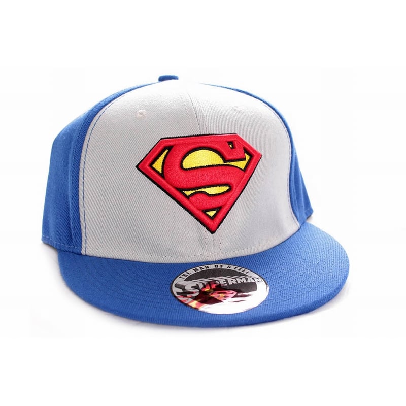 SUPERMAN - Casquette DC Comics College Logo - Blue/Grey : ShopForGeek ...