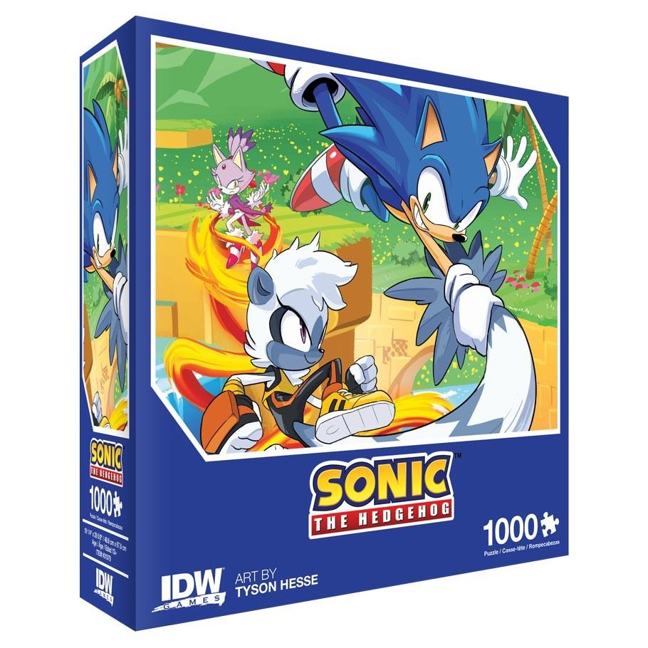 SONIC - Puzzle 1000 pièces - Too Slow! : ShopForGeek.com: Puzzle Sonic
