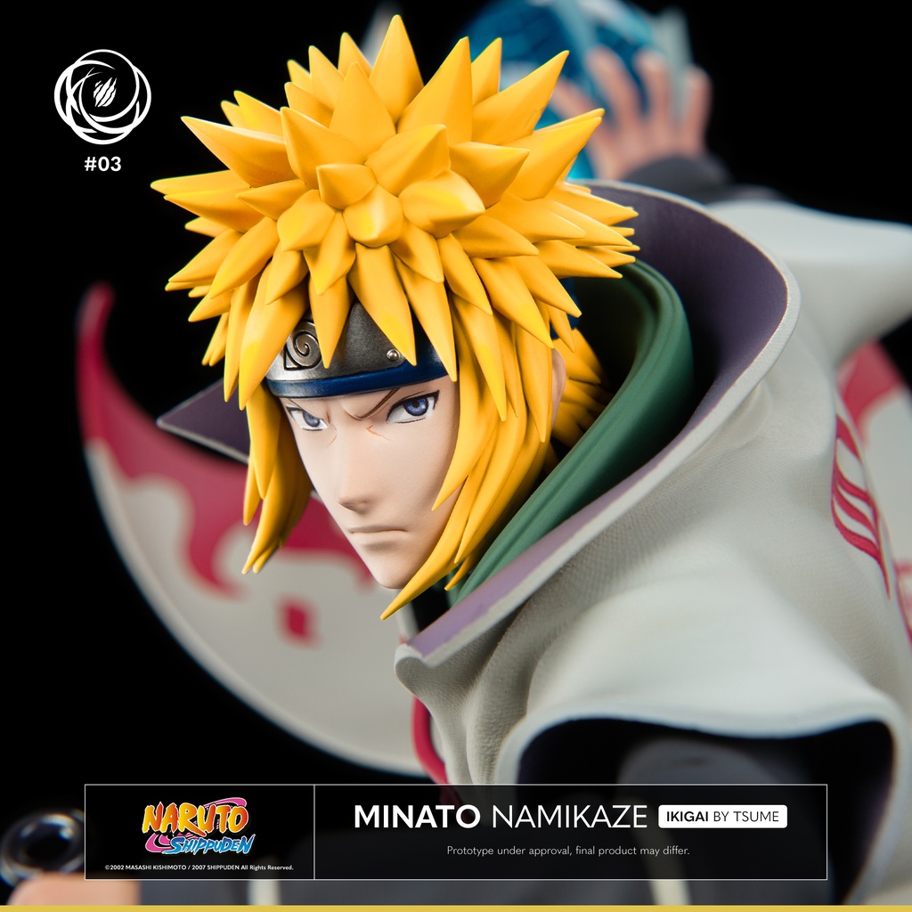 BEMS | NARUTO SHIPPUDEN - Minato - Resin Ikigai Statue 1/6 By Tsume 41cm