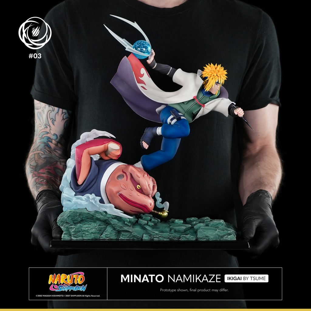 BEMS | NARUTO SHIPPUDEN - Minato - Resin Ikigai Statue 1/6 By Tsume 41cm