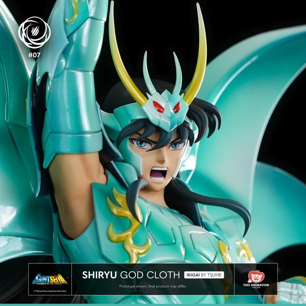 SAINT SEIYA - Shiryu God Cloth -Statue Ikigai Résine 1/6 By Tsume 43cm ...
