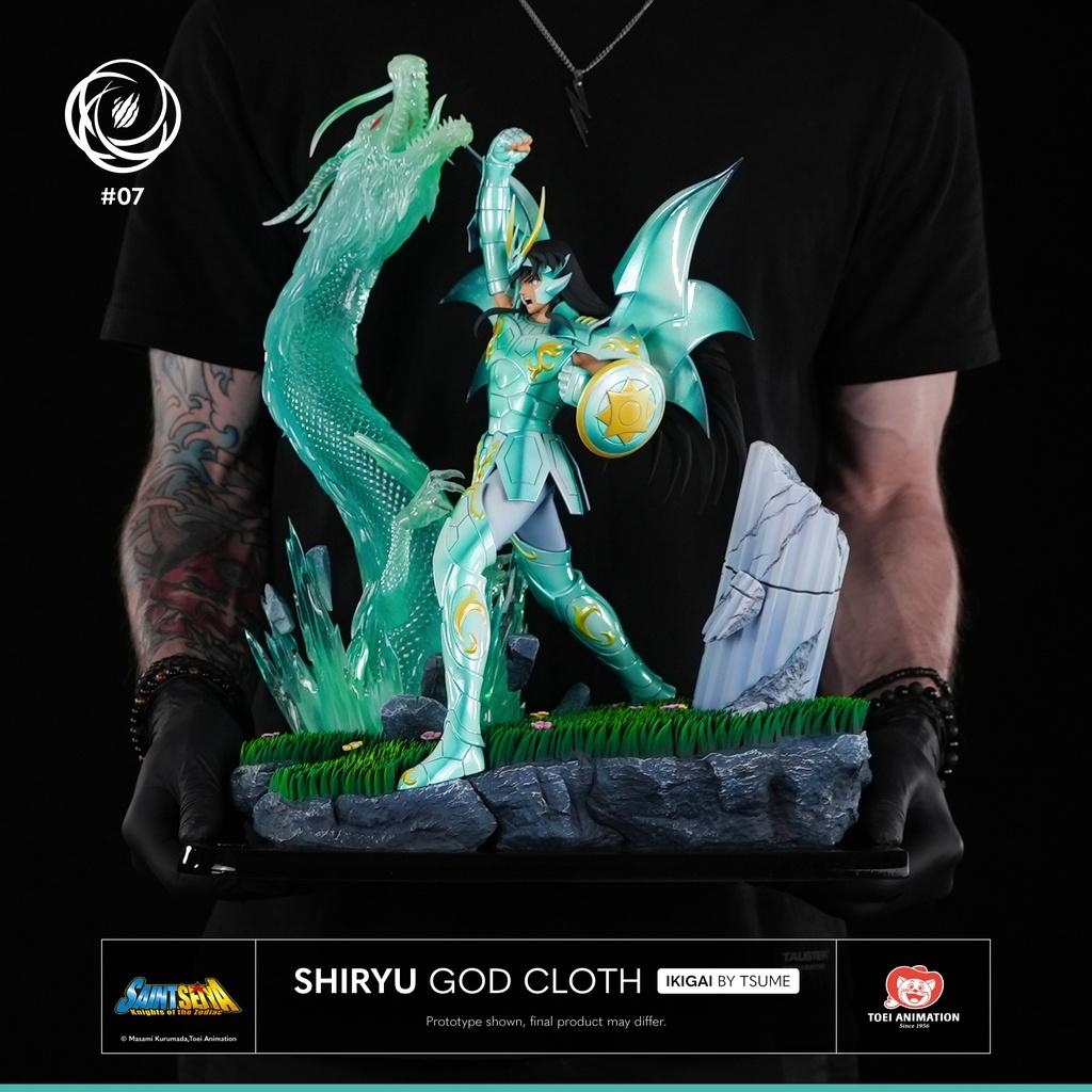 SAINT SEIYA - Shiryu God Cloth -Statue Ikigai Résine 1/6 By Tsume 43cm ...
