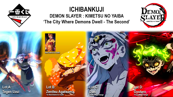 DEMON SLAYER - Kit Ichiban Kuji - City Where Demon Dwell '80T ...