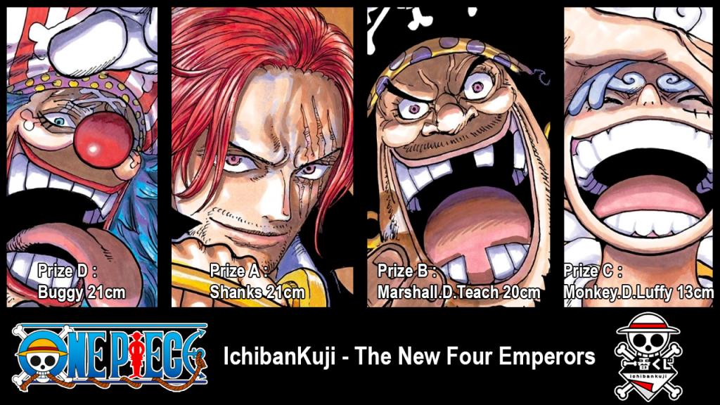 ONE PIECE - Kit Ichiban Kuji - The New Four Emperor '90T' : ShopForGeek ...