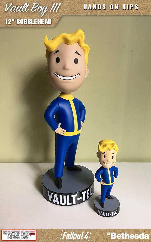 FALLOUT - Vault Boy 111 - Hands on Hips Bobblehead - 30cm : ShopForGeek ...