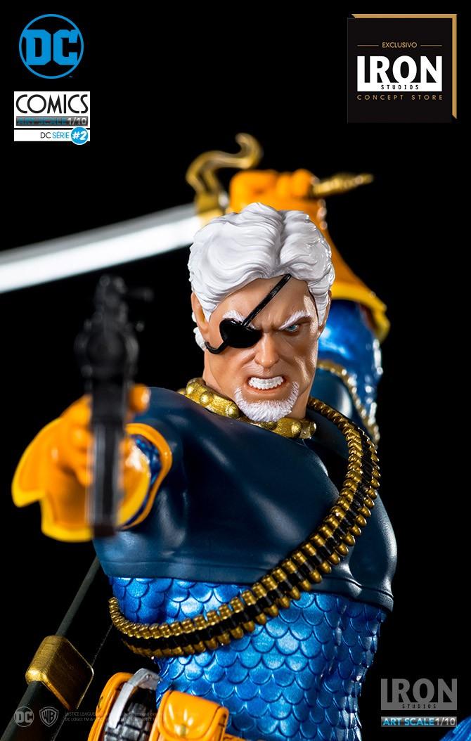 DC COMICS - Deathstroke Statue - 23cm : ShopForGeek.com: Figurines Iron ...