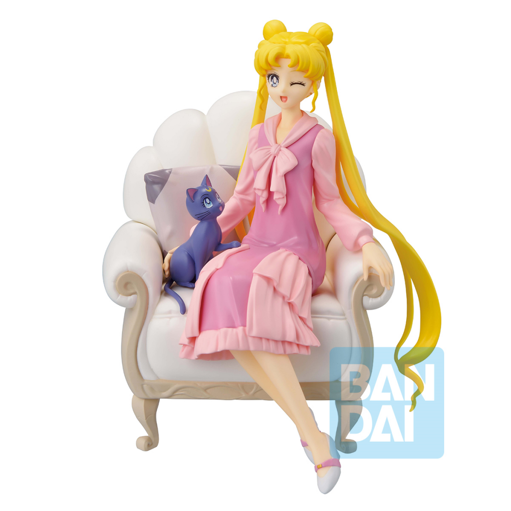SAILOR MOON COSMOS - Usagi & Luna - Figure Antique Style 13cm ...