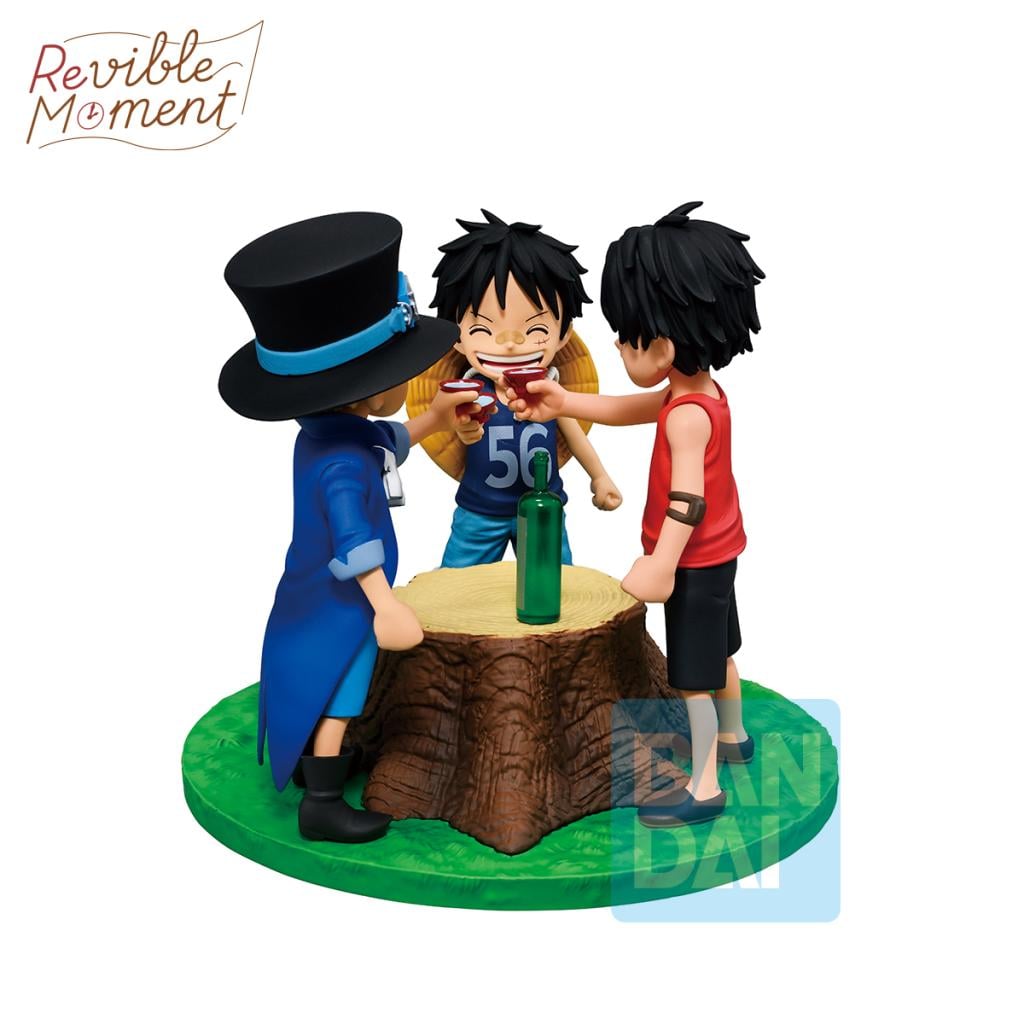 ONE PIECE - Ace & Sabo & Luffy - Figurine Dramatic Memories 10cm ...