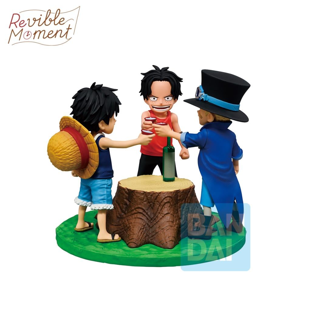 ONE PIECE - Ace & Sabo & Luffy - Figurine Dramatic Memories 10cm ...