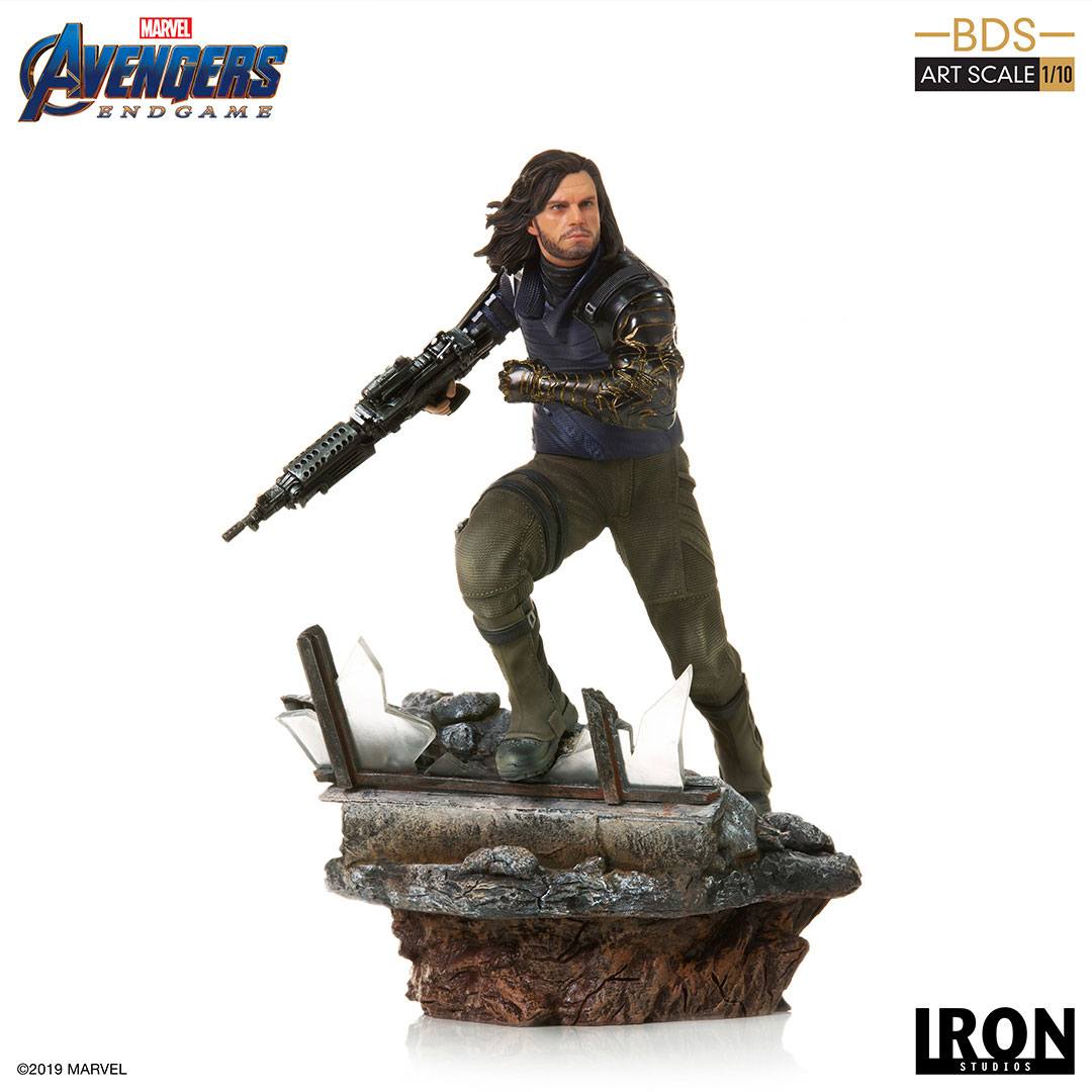 AVENGERS ENDGAME - Winter Soldier Statue - 21cm : ShopForGeek.com ...