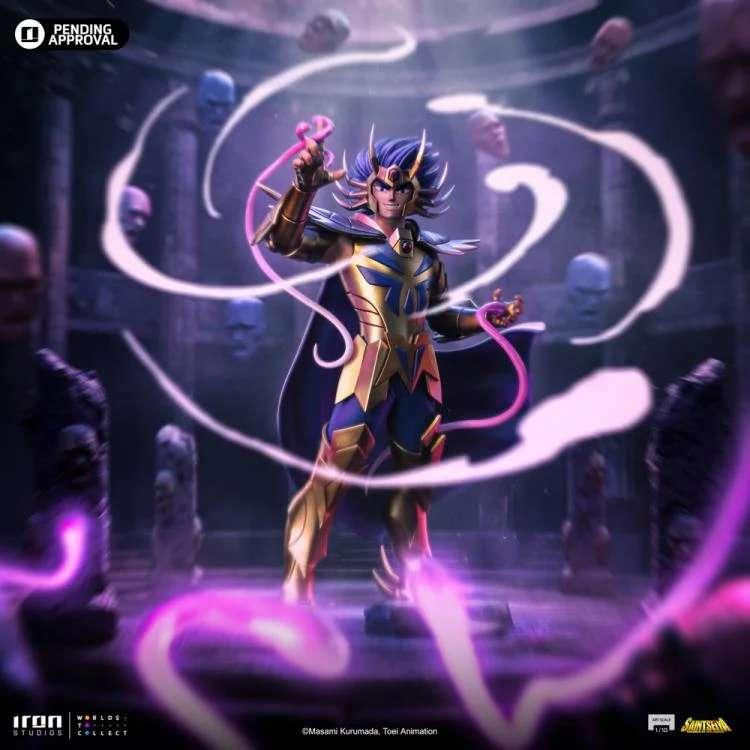 SAINT SEIYA - Cancer Deathmask - Statue Art Scale 1/10 23cm ...