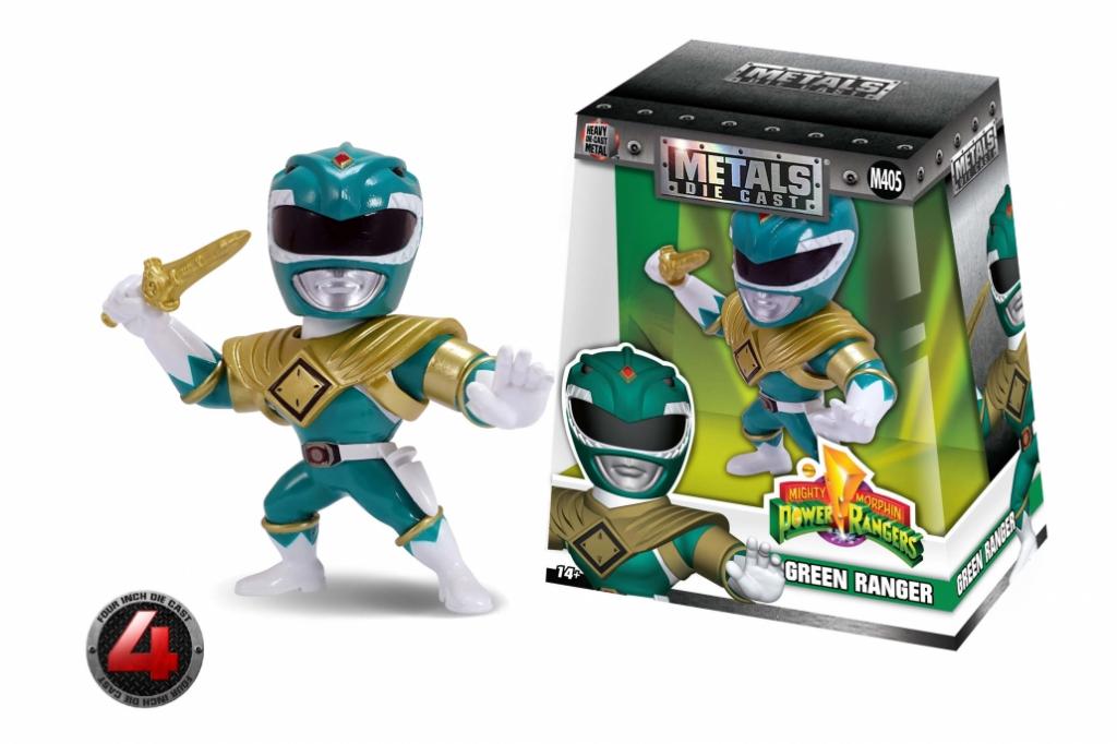 POWER RANGER - METAL Die Cast Figure 10 cm - Green Ranger : ShopForGeek ...