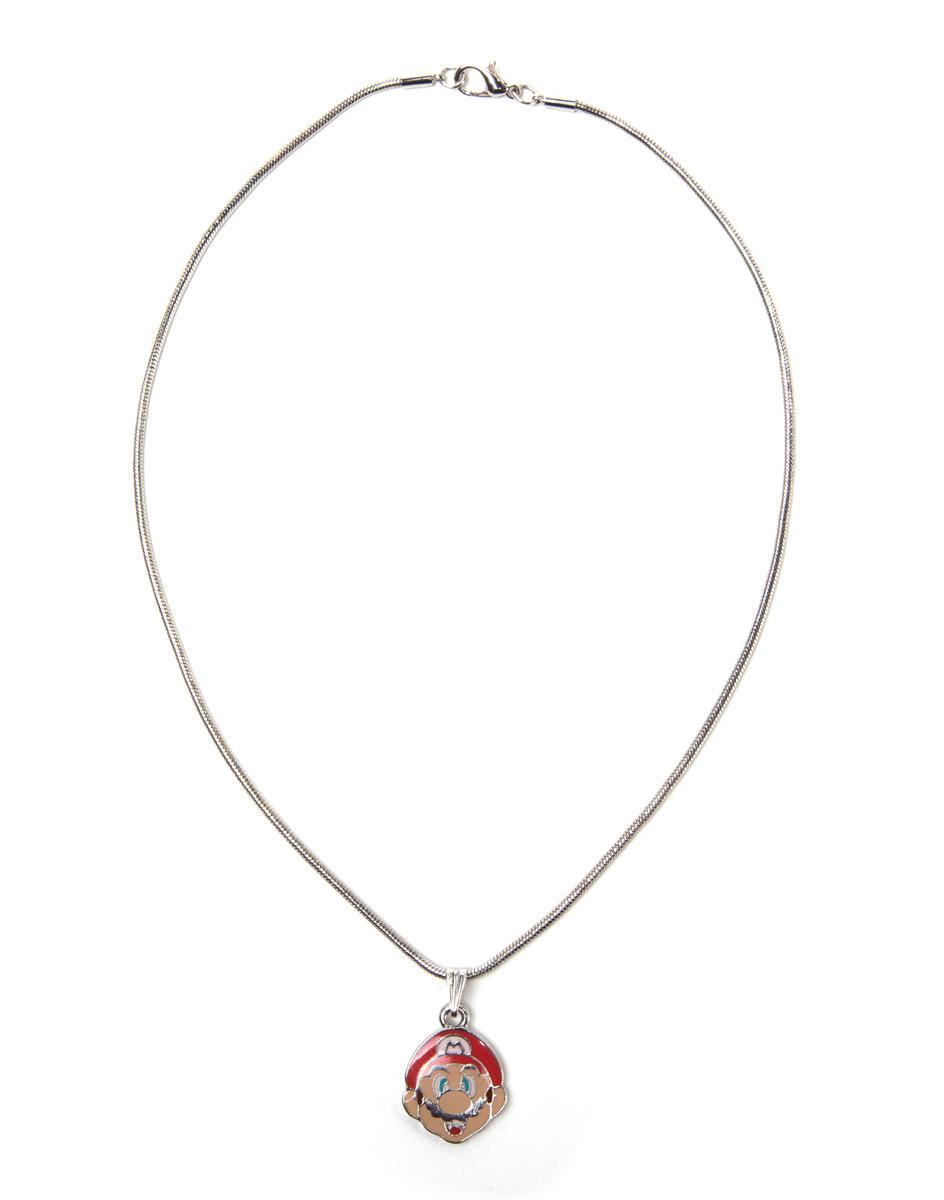 NINTENDO - Mario Face Metal Collier : ShopForGeek.com: Bijoux Difuzed ...