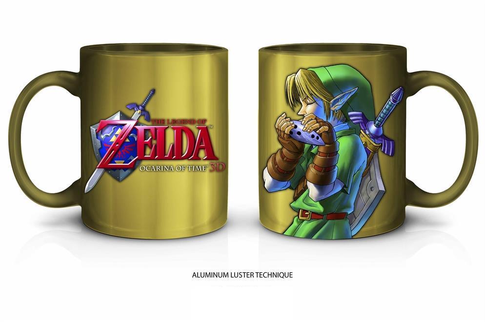 ZELDA - Coffee Mug 600ml Link Aluminium Luster Effect : ShopForGeek.com ...