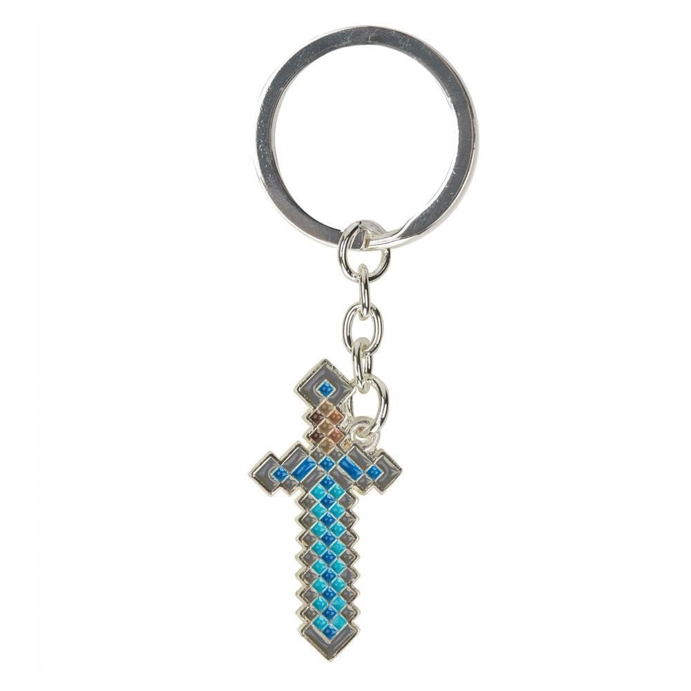 MINECRAFT - Diamond Sword Metal Keychain : ShopForGeek.com: Keyring ...