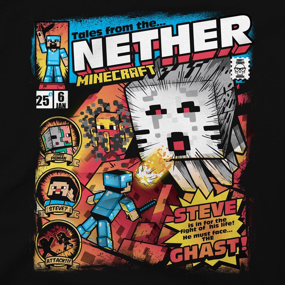 MINECRAFT - T-Shirt KIDS - Tales From the Nether (XL) : ShopForGeek.com ...