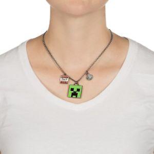 MINECRAFT - Enchanted Creeper Necklace : ShopForGeek.com: Jewellery ...