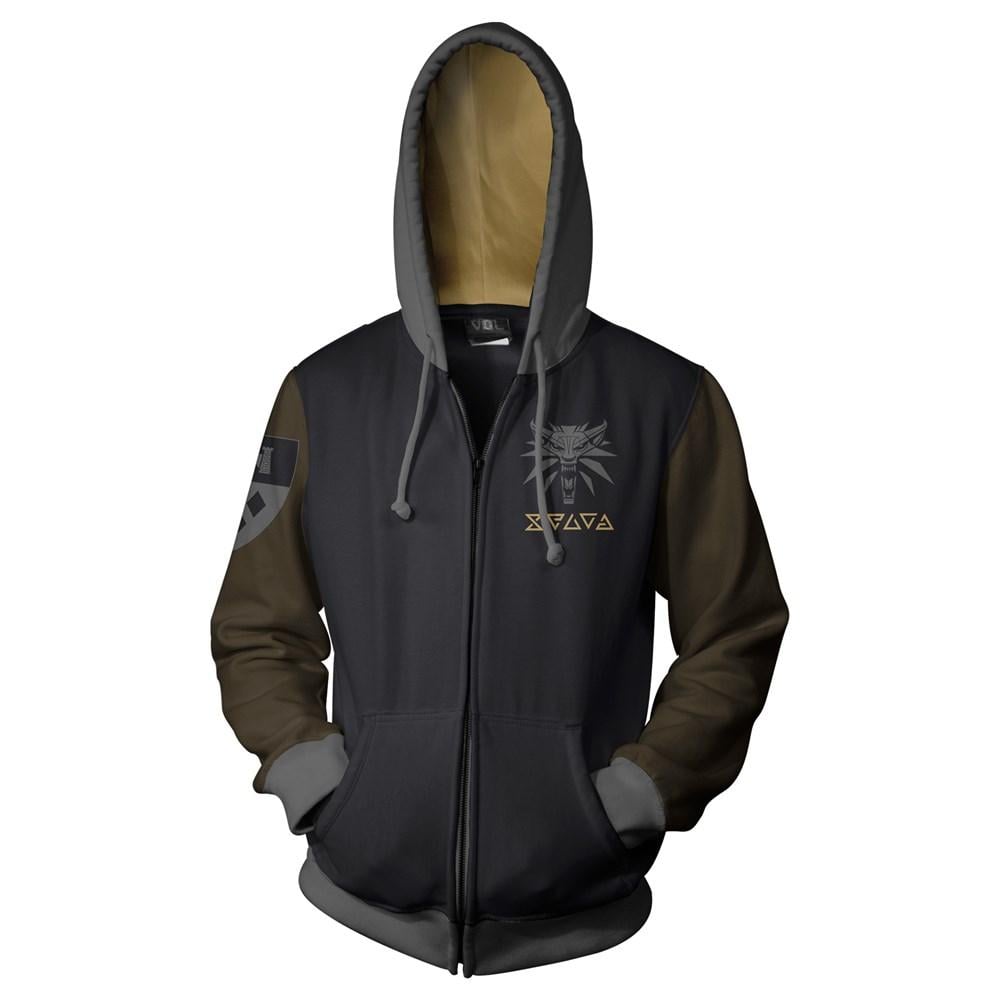THE WITCHER - Runestone Zip-up Hoodie (XL) : ShopForGeek.com: Jumper ...