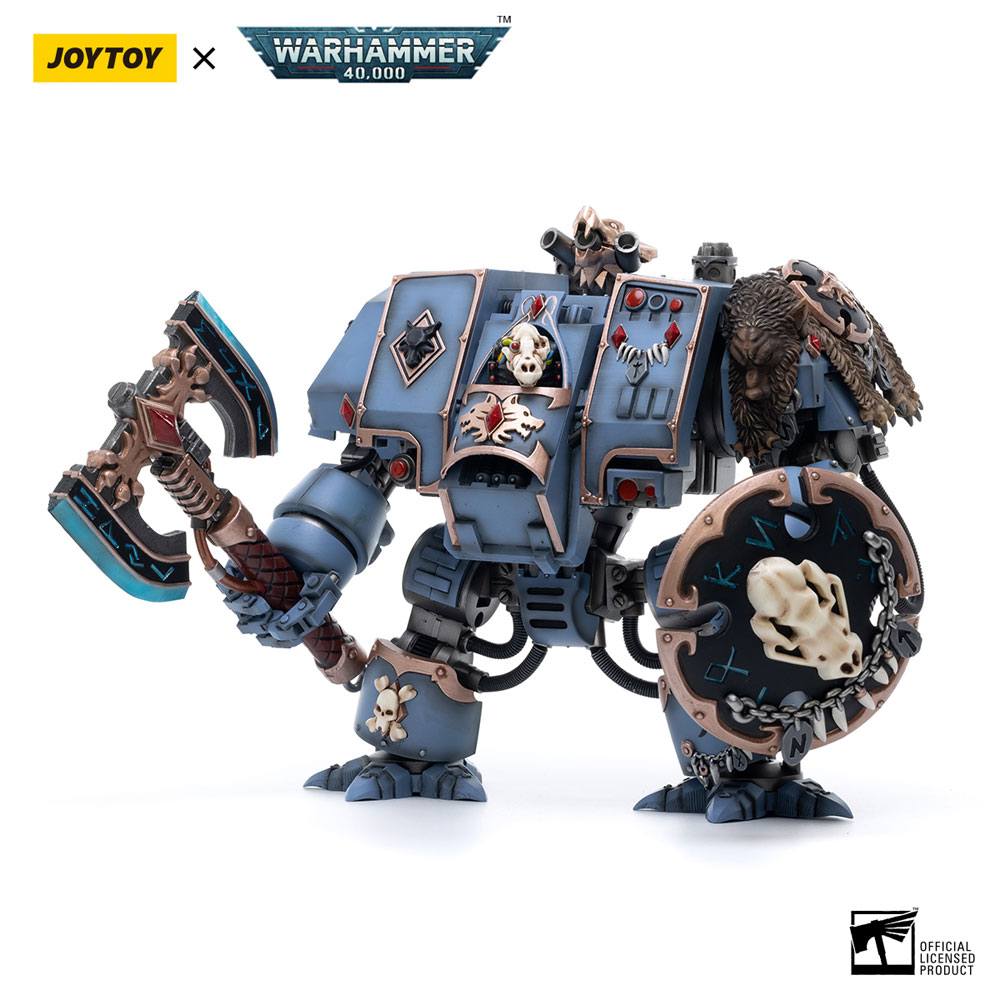 WARHAMMER 40K - Space Wolves Dreadnought Brother Hvor - Figure 20cm ...