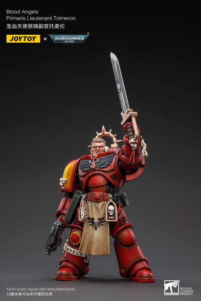BEMS | WARHAMMER 40K - Blood Angels Lieutenant Primaris Tolmeron - Fig ...