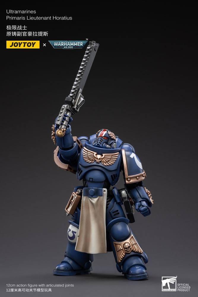 WARHAMMER 40K - Ultramarines Primaris Lieutenant Horatius - Fig. 12cm ...