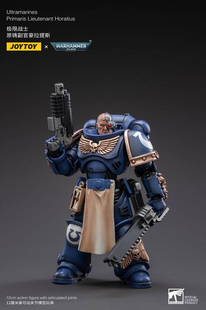 WARHAMMER 40K - Ultramarines Lieutenant Primaris Horatius - Fig. 12cm ...