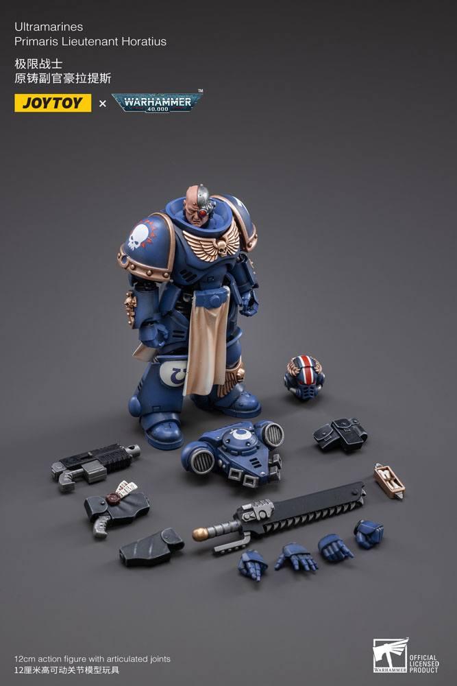 WARHAMMER 40K - Ultramarines Primaris Lieutenant Horatius - Fig. 12cm ...
