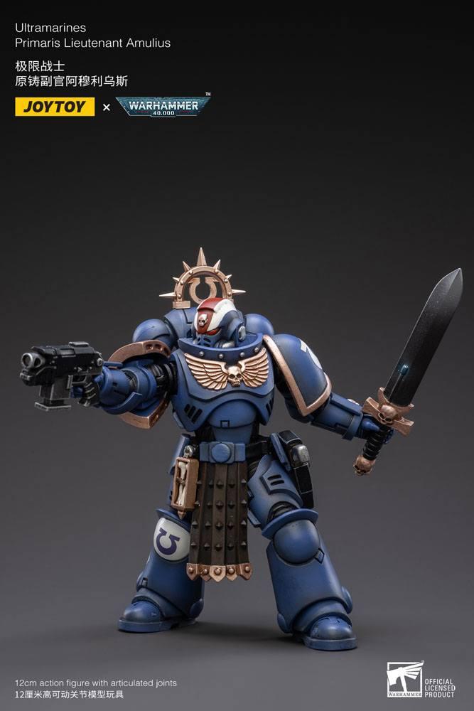 WARHAMMER 40K - Ultramarines Primaris Lieutenant Amulius - Fig. 12cm ...