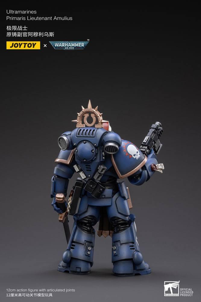 WARHAMMER 40K - Ultramarines Primaris Lieutenant Amulius - Fig. 12cm ...