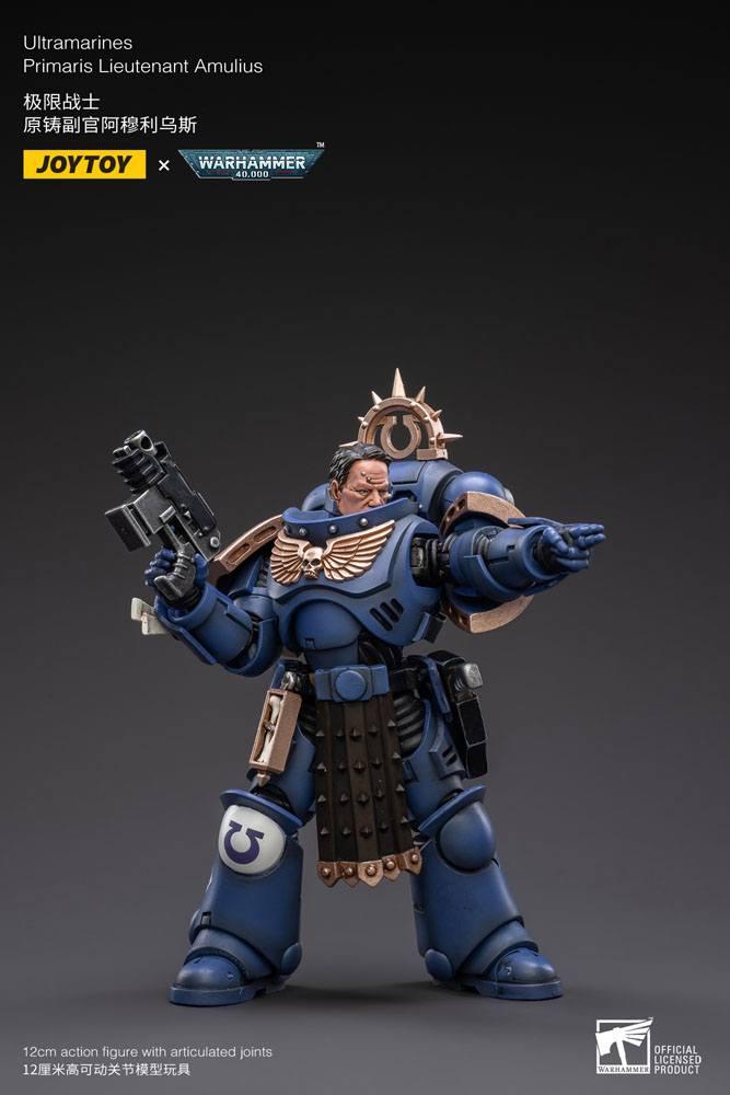 WARHAMMER 40K - Ultramarines Primaris Lieutenant Amulius - Fig. 12cm ...