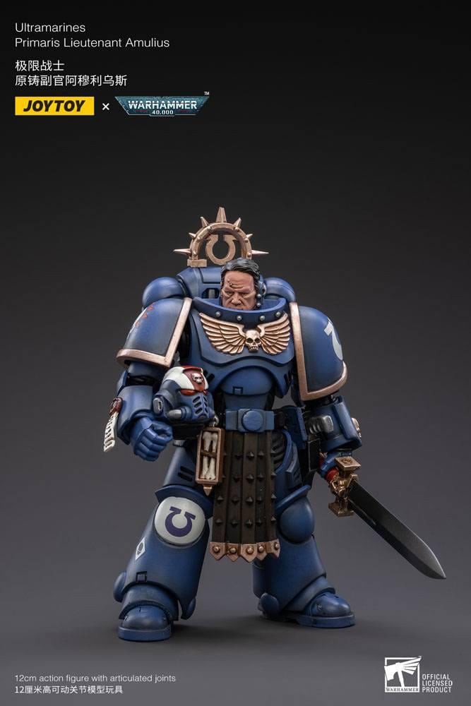 WARHAMMER 40K - Ultramarines Primaris Lieutenant Amulius - Fig. 12cm ...
