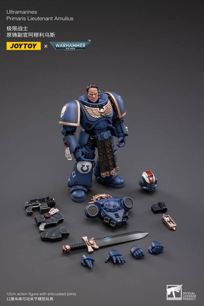 WARHAMMER 40K - Ultramarines Primaris Lieutenant Amulius - Fig. 12cm ...