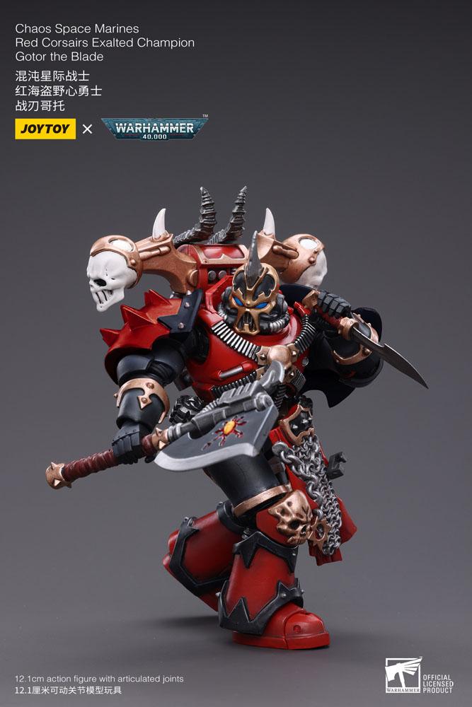 WARHAMMER 40K - Red Corsairs Champion Gotor the Blade - Fig. 1/18 12cm ...