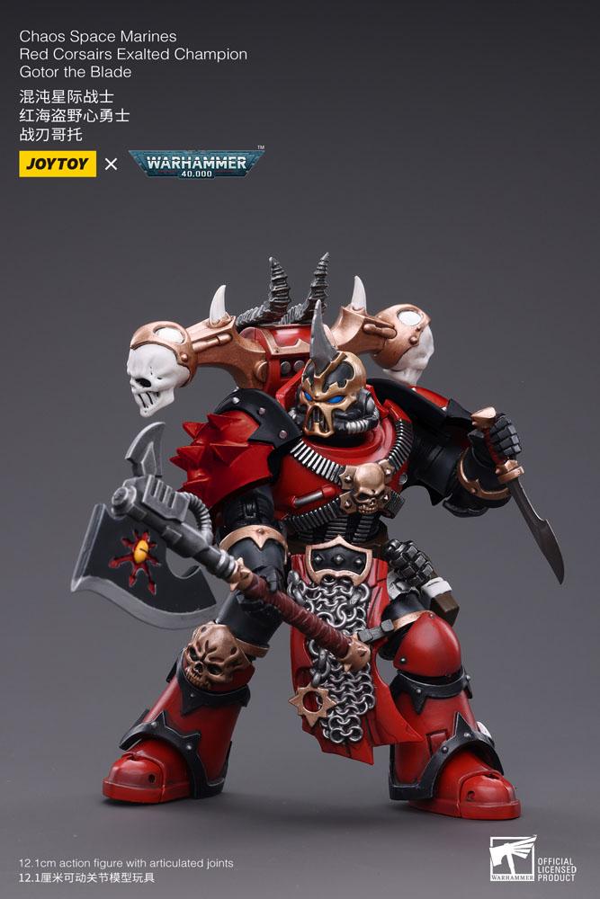 WARHAMMER 40K - Red Corsairs Champion Gotor the Blade - Fig. 1/18 12cm ...
