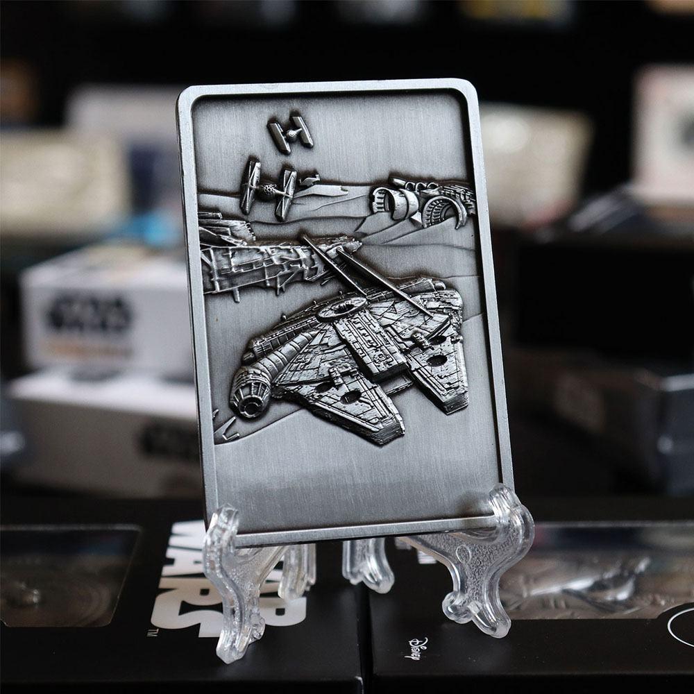 STAR WARS - Millenium Falcon - Collector Metal Ingot : ShopForGeek.com ...