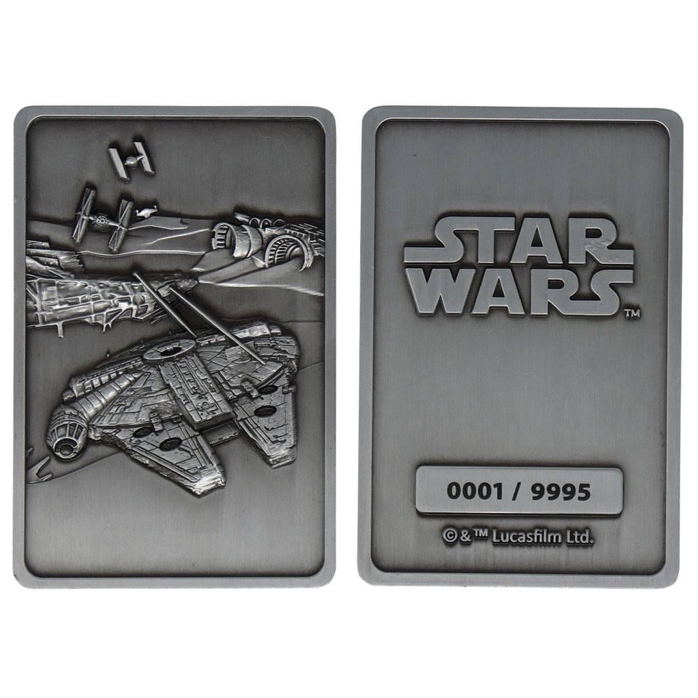 STAR WARS - Millenium Falcon - Collector Metal Ingot : ShopForGeek.com ...