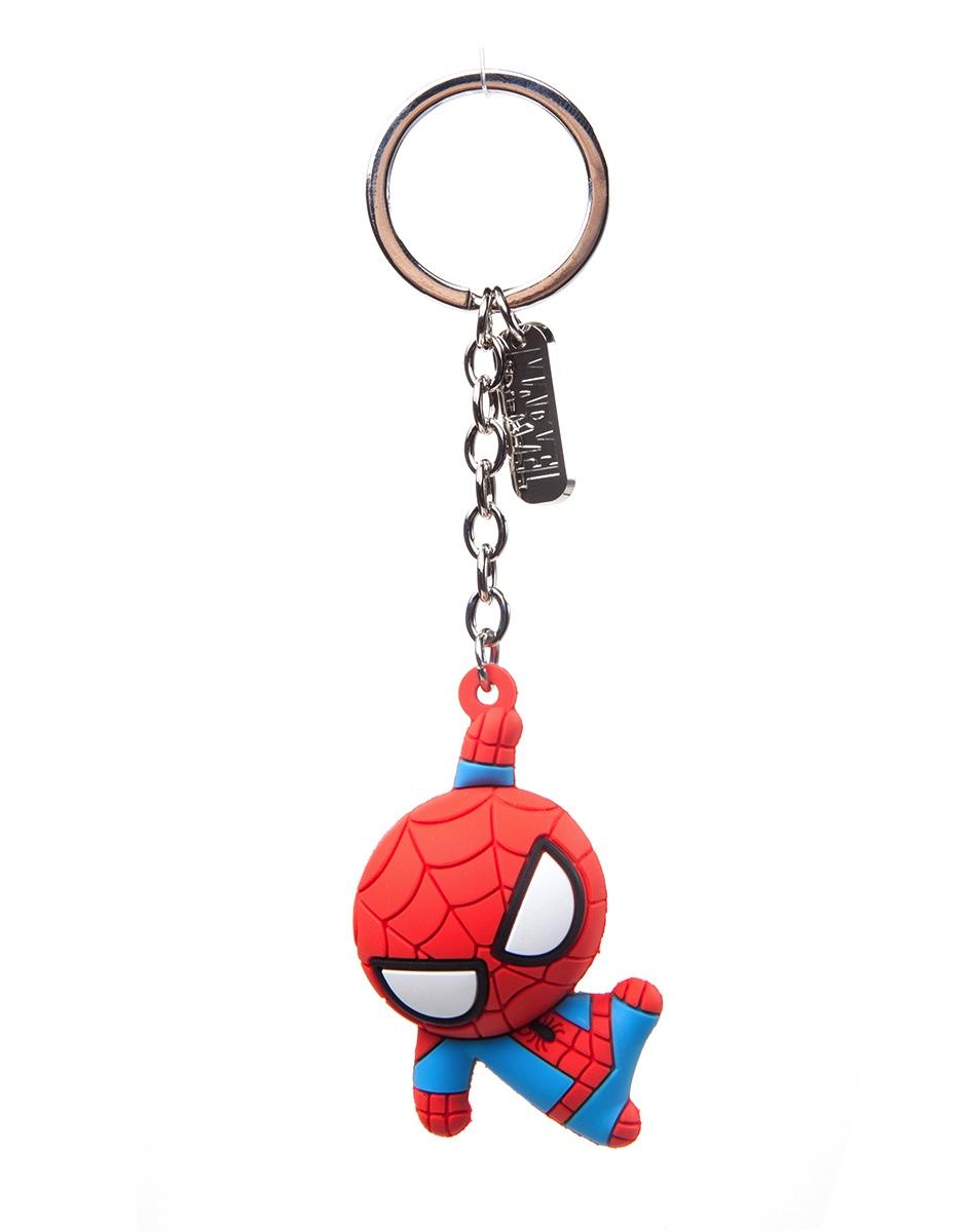 MARVEL - Spider-Man - Rubber 3D Keychain : ShopForGeek.com: Keyring ...
