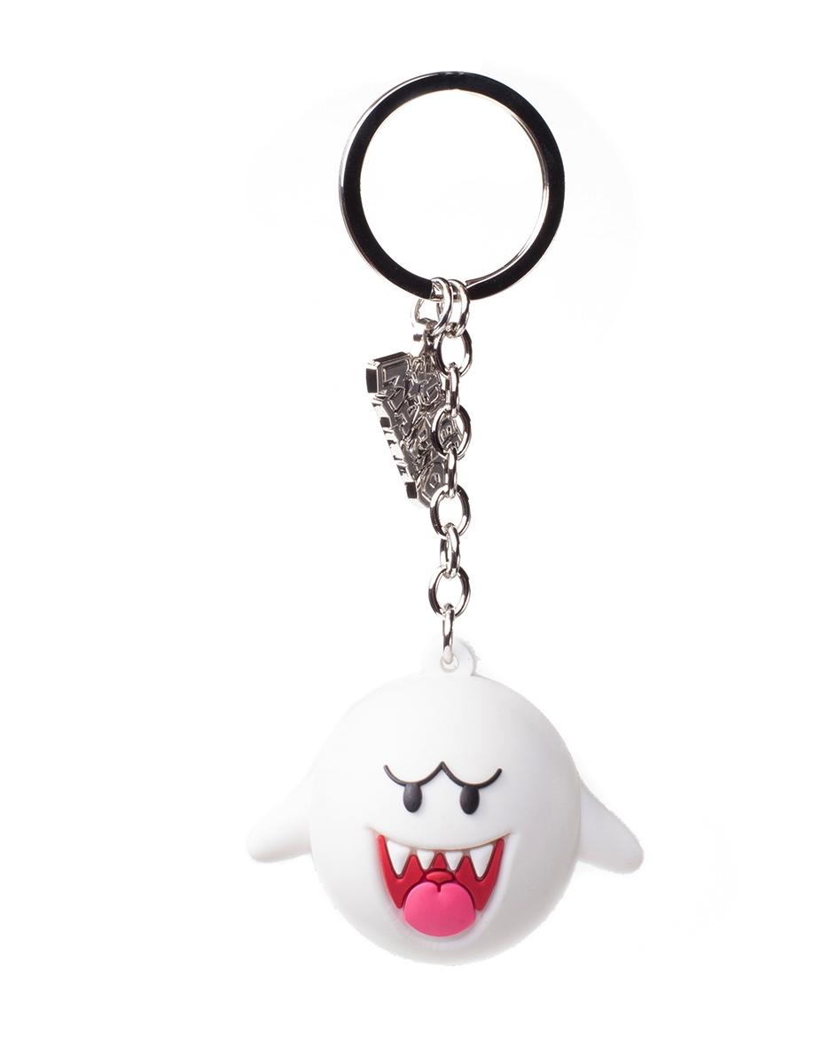 NINTENDO - Rubber 3D Keychain - Boo : ShopForGeek.com: Keyring Difuzed ...