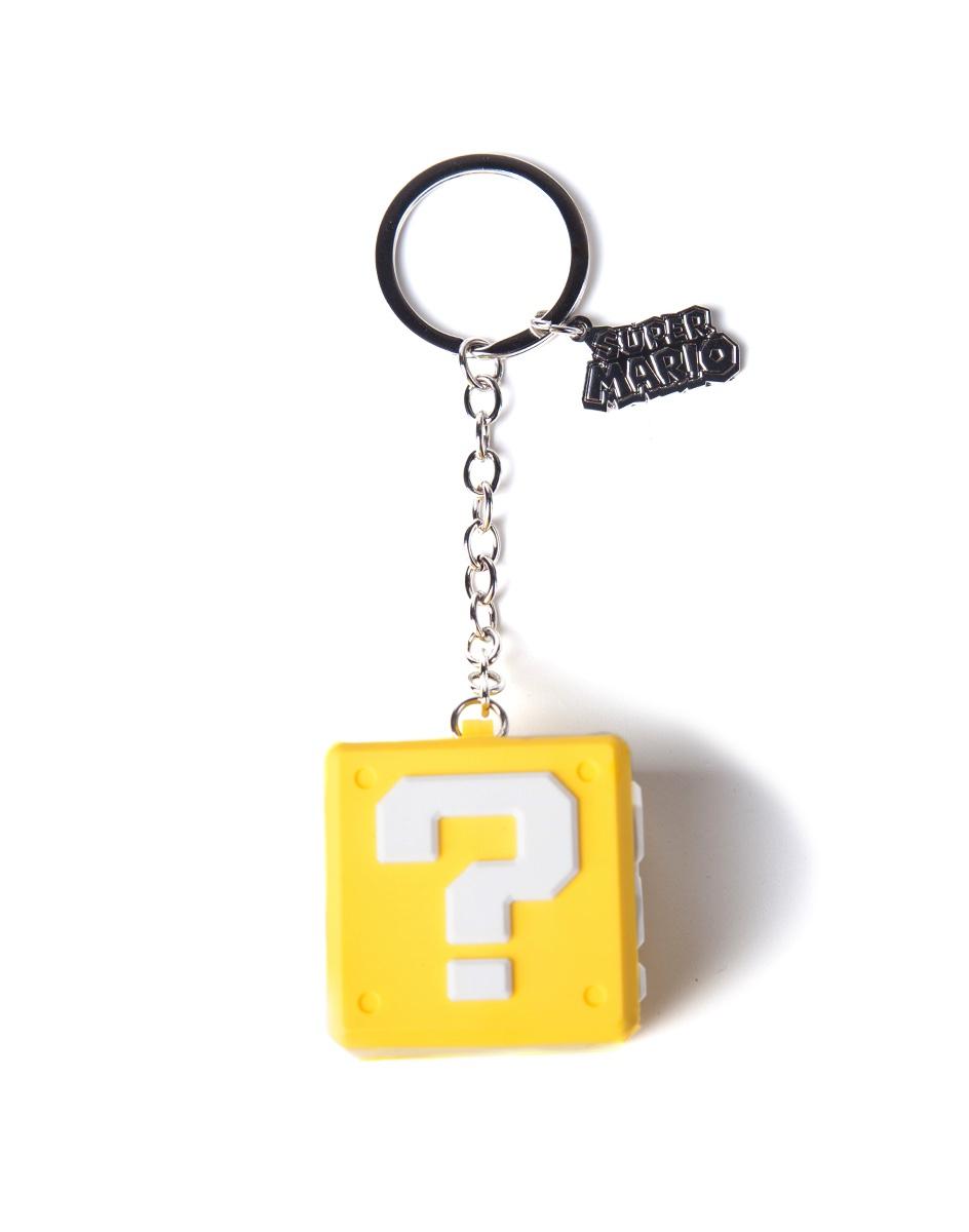 NINTENDO - Rubber 3D Keychain - Question Mark Box : ShopForGeek.com ...