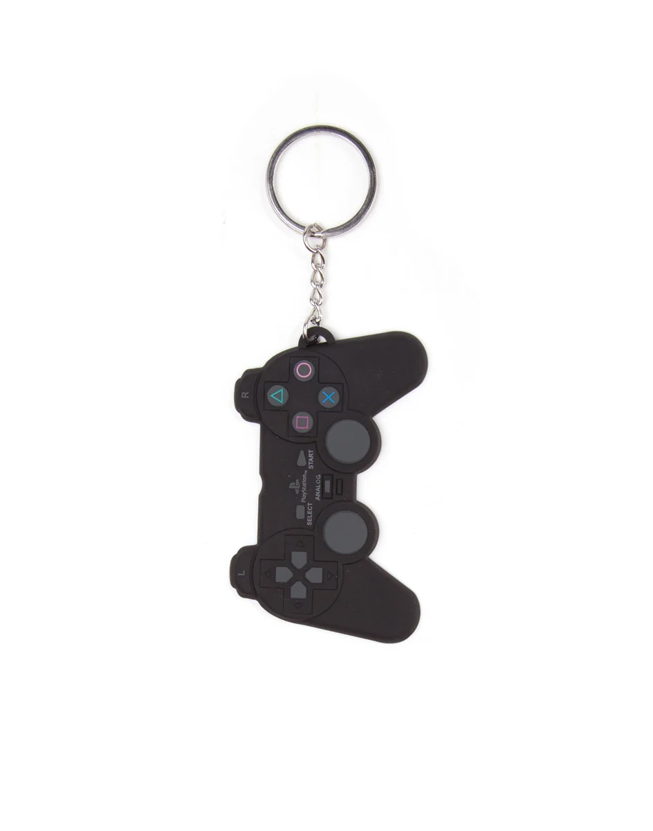 PLAYSTATION - PS2 Controller Rubber Keychain : ShopForGeek.com: Llavero ...