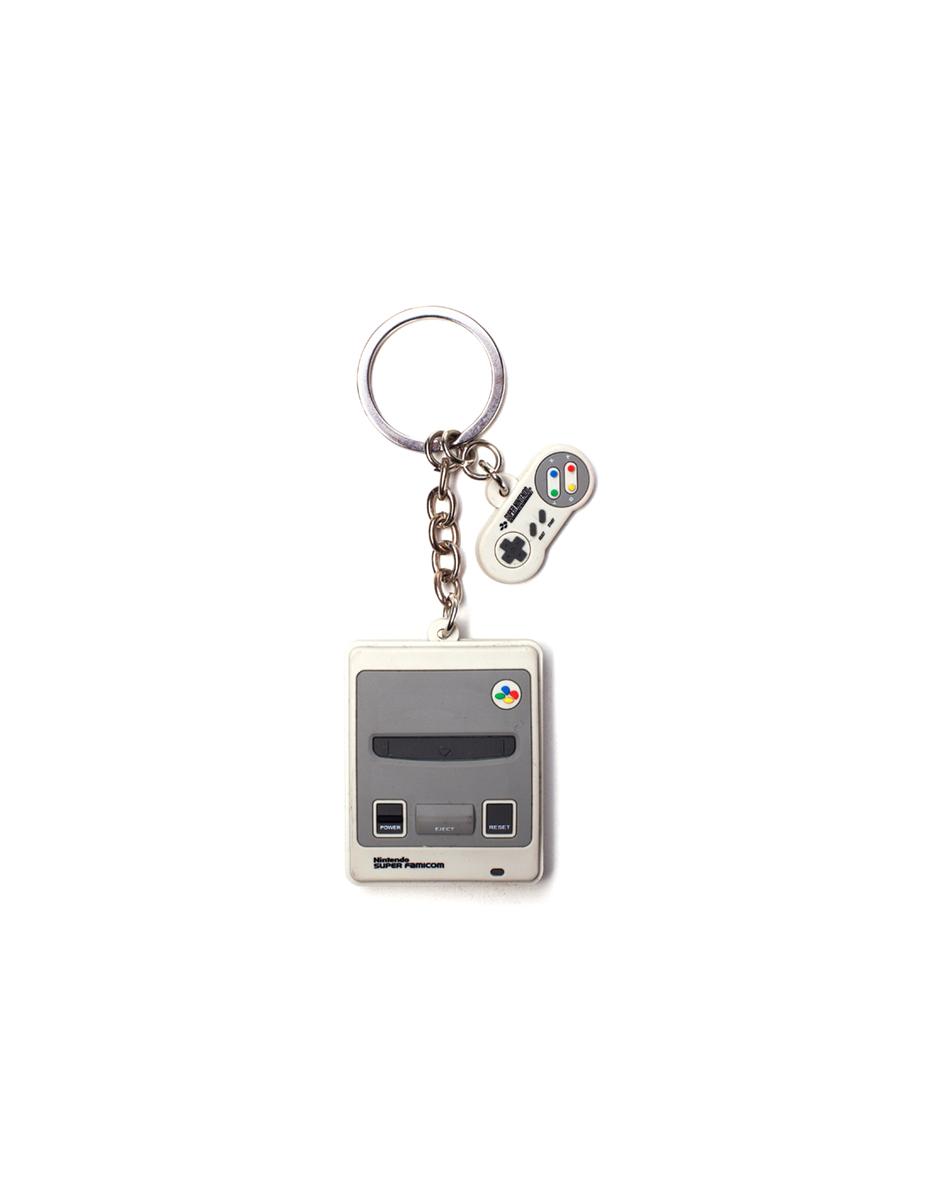 NINTENDO - SNES -Rubber Keychain : ShopForGeek.com: Keyring Difuzed ...