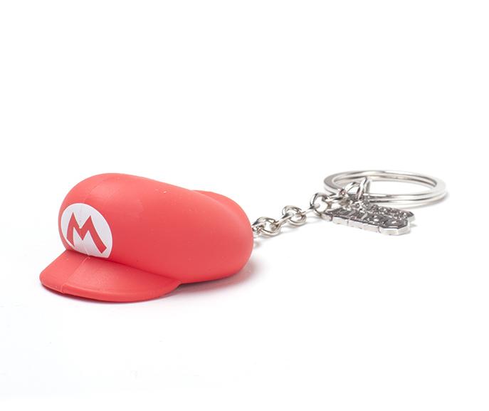 NINTENDO - Rubber 3D Keychain - Mario Hat : ShopForGeek.com: Keyring ...