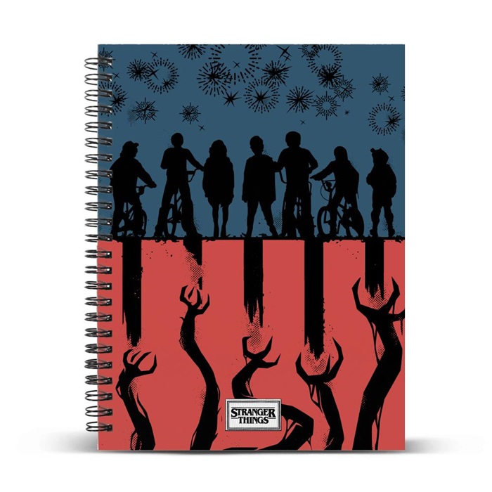 STRANGER THINGS - A4 Notebook '23.5x30x1.5cm' : ShopForGeek.com ...